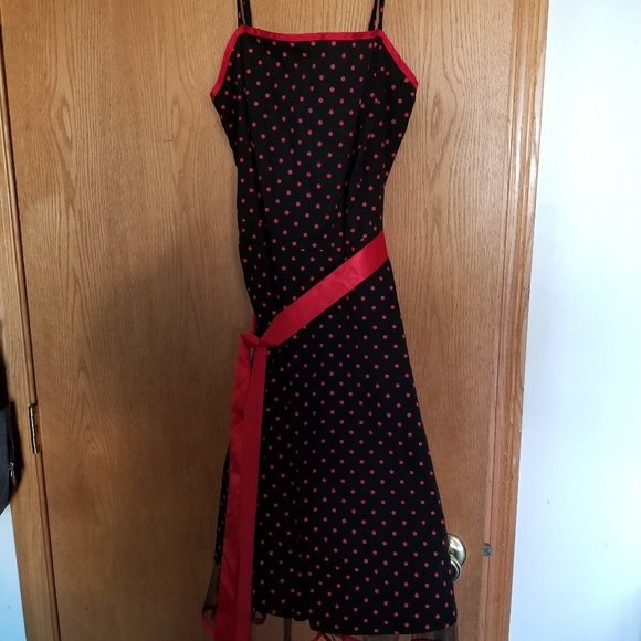 Pulse | Dresses | Black And Red Polka Dot Dress | Poshmark